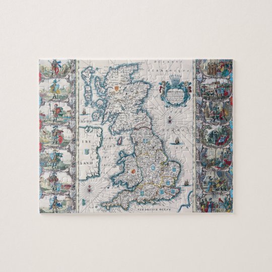 Map of British Isles 2 Jigsaw Puzzle | Zazzle.com