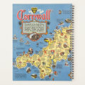 Map of Cornwall, England Planner | Zazzle