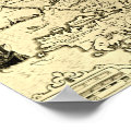 Map of Cuba and Hispaniola Poster | Zazzle