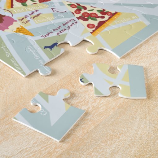 Map of Dumbo Brooklyn New York Jigsaw Puzzle | Zazzle