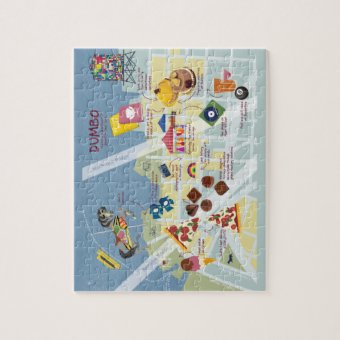Map of Dumbo Brooklyn New York Jigsaw Puzzle | Zazzle