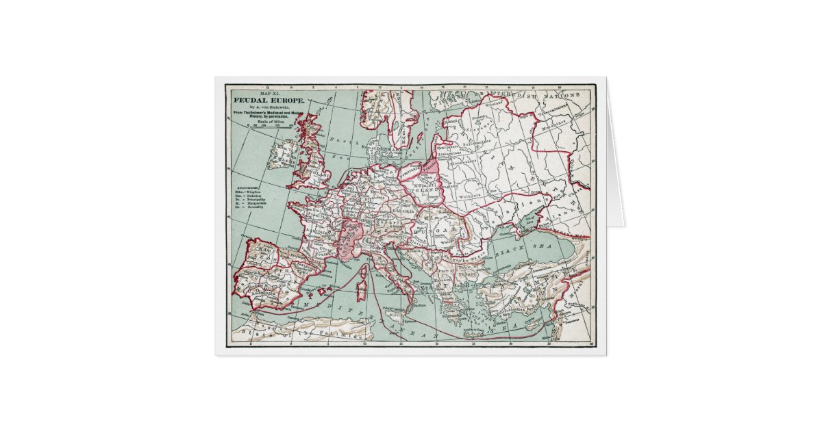 MAP OF EUROPE, 12th CENTURY | Zazzle