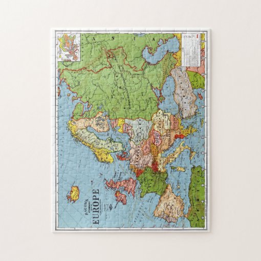 Map of Europe Jigsaw Puzzle | Zazzle