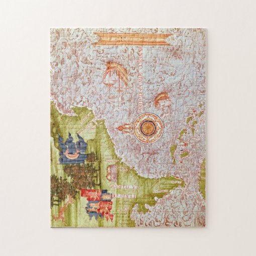 Map of Florida and the Antilles Jigsaw Puzzle | Zazzle