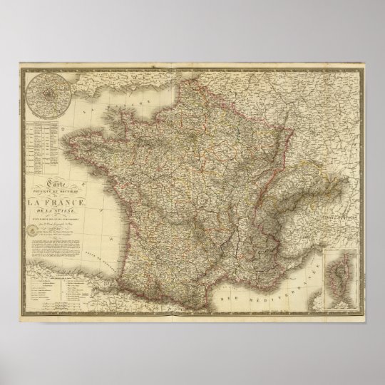 Map of France Poster | Zazzle.com