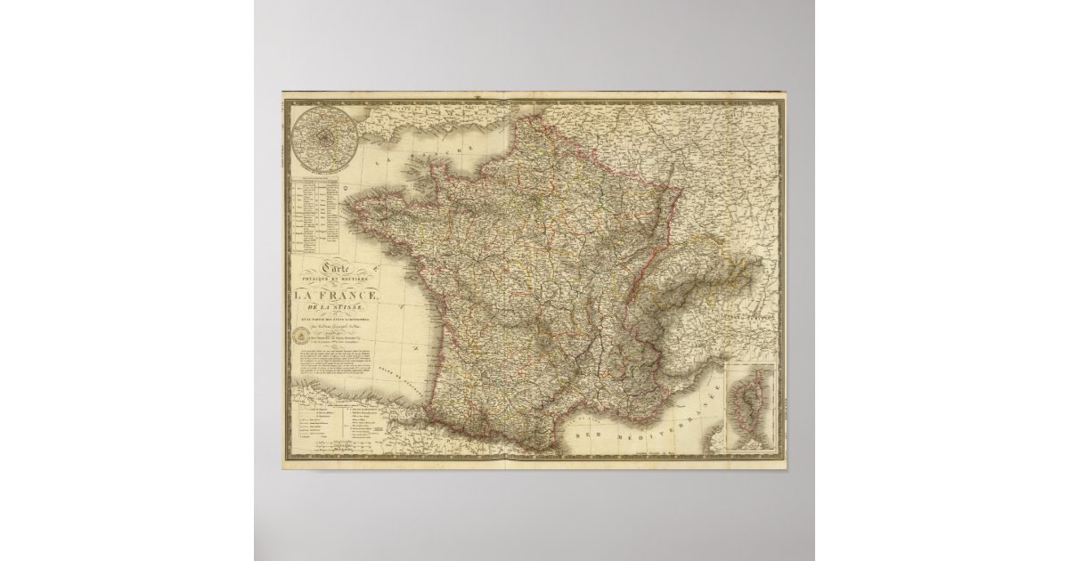 Map of France Poster | Zazzle