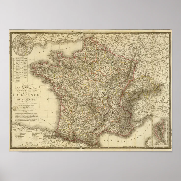 Map of France Poster | Zazzle