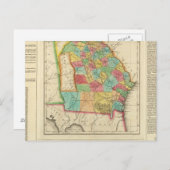 Map Of Georgia Postcard | Zazzle