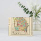 Map Of Georgia Postcard | Zazzle