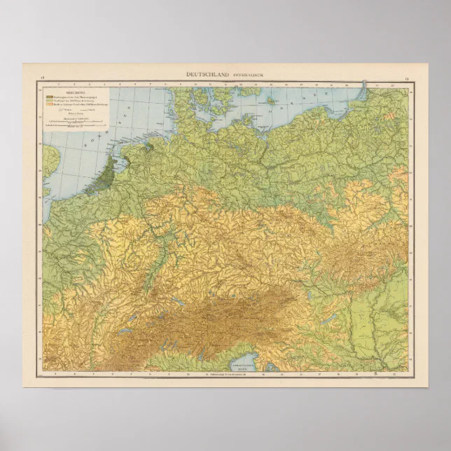 Map of Germany Poster | Zazzle