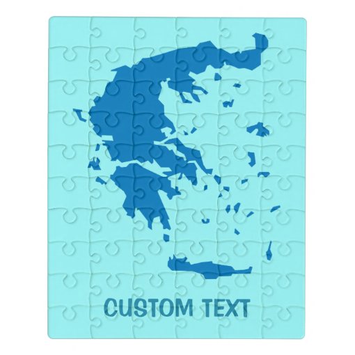 Map of Greece Jigsaw Puzzle | Zazzle
