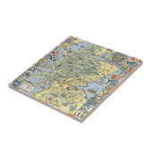 Map of Historical Scotland Ceramic Tile | Zazzle
