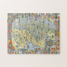 Map of Historical Scotland Jigsaw Puzzle | Zazzle