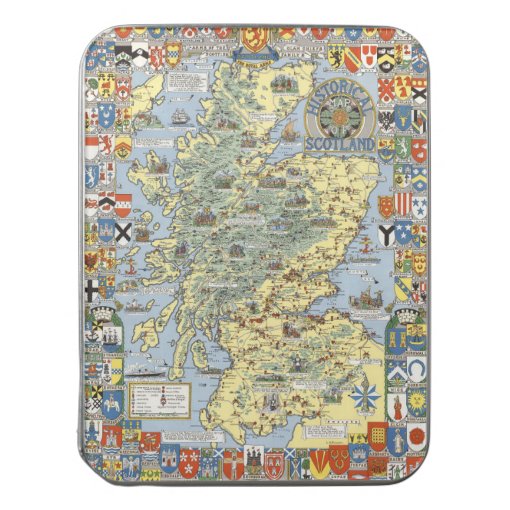 Map of Historical Scotland Jigsaw Puzzle | Zazzle