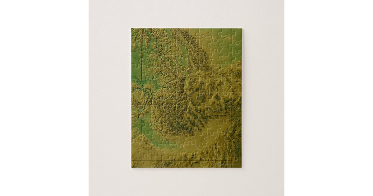 Map of Idaho Jigsaw Puzzle | Zazzle