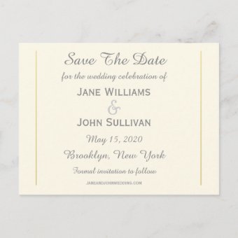 Map of Ireland 1862 Wedding Save The Date (Wide) Announcement Postcard ...