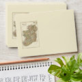 Map of Ireland 1862 Wedding Stationery Envelope | Zazzle