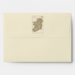 Map of Ireland 1862 Wedding Stationery Envelope | Zazzle