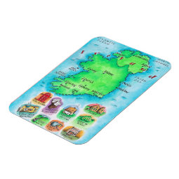 Map of Ireland Magnet | Zazzle