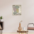 Map of Ireland showing the Provinces of Ulster Poster | Zazzle