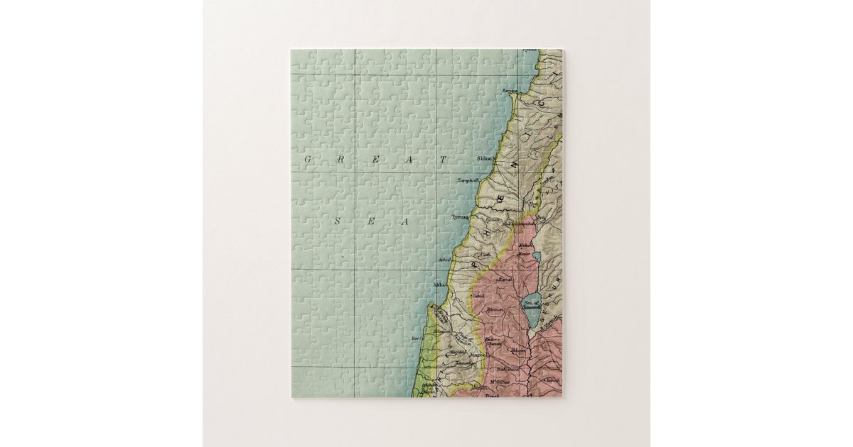 Map of Israel Jigsaw Puzzle | Zazzle