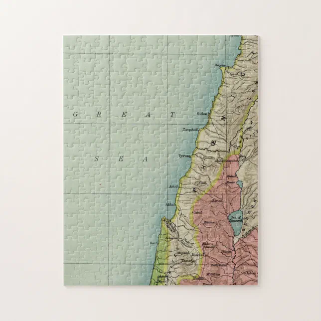 Map of Israel Jigsaw Puzzle | Zazzle