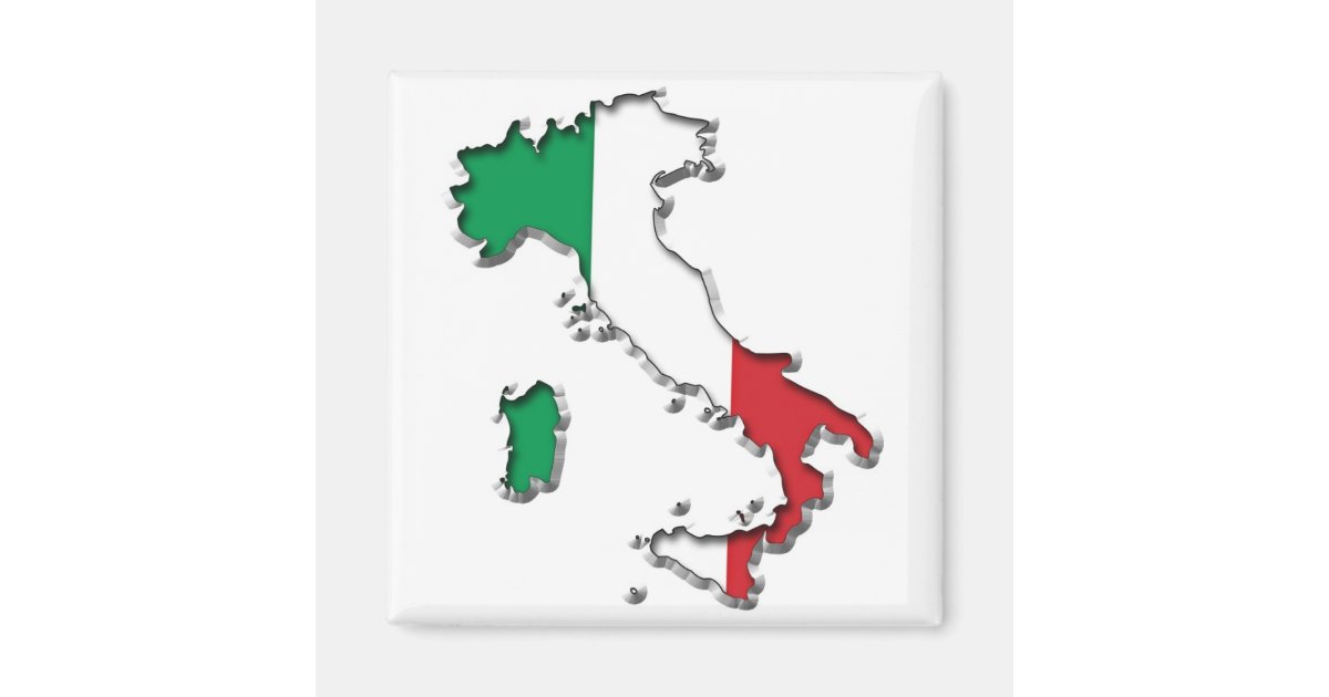 Map of Italy Magnet | Zazzle