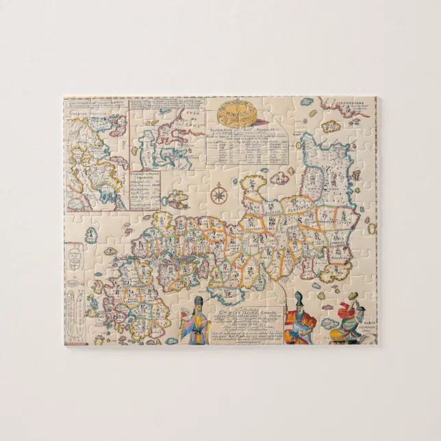 Map of Japan 3 Jigsaw Puzzle | Zazzle
