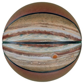 Map of Jupiter Basketball | Zazzle