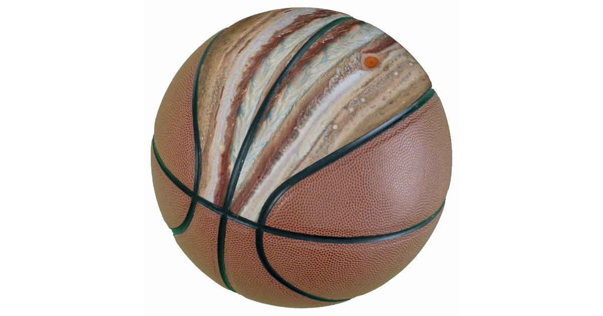 Map of Jupiter Basketball | Zazzle