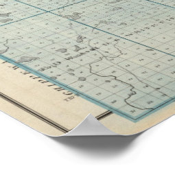 Map of Kandiyohi County, Minnesota Poster | Zazzle