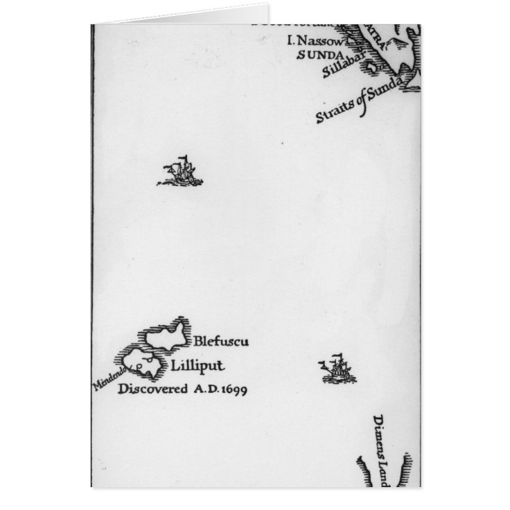 Map of Lilliput and Blefuscu | Zazzle