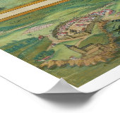 Map of Lisbon, and Cascais, from 'Civitates Orbis Poster | Zazzle