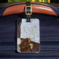 Map of London City Center Luggage Tag | Zazzle