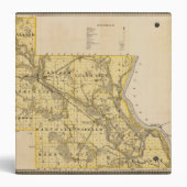 Map of Louisa County, State of Iowa 3 Ring Binder | Zazzle