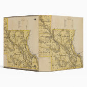 Map of Louisa County, State of Iowa 3 Ring Binder | Zazzle