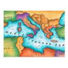 Map of Mediterranean Sea Poster | Zazzle.com