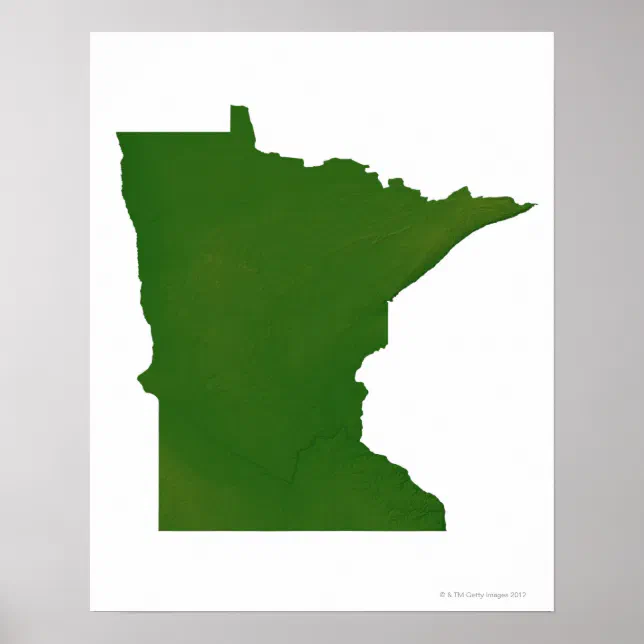 Map of Minnesota 2 Poster | Zazzle