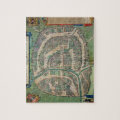 Map of Moscow, from 'Civitates Orbis Terrarum' by Jigsaw Puzzle | Zazzle