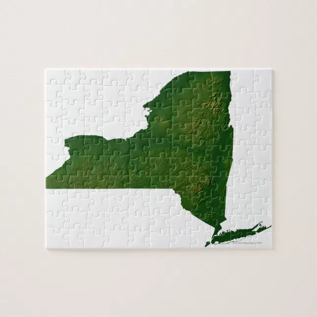 Map of New York State Jigsaw Puzzle | Zazzle