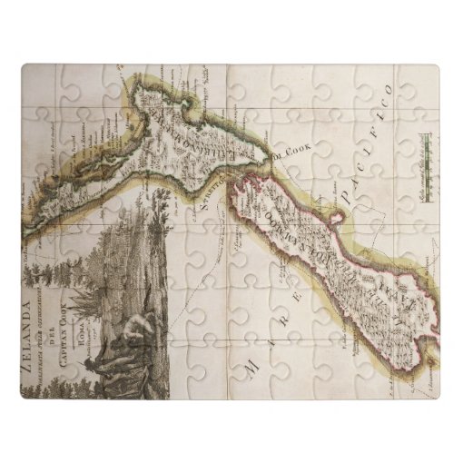 Map of New Zealand Jigsaw Puzzle | Zazzle