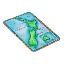 Map of New Zealand Magnet | Zazzle