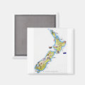 Map of New Zealand Magnet | Zazzle