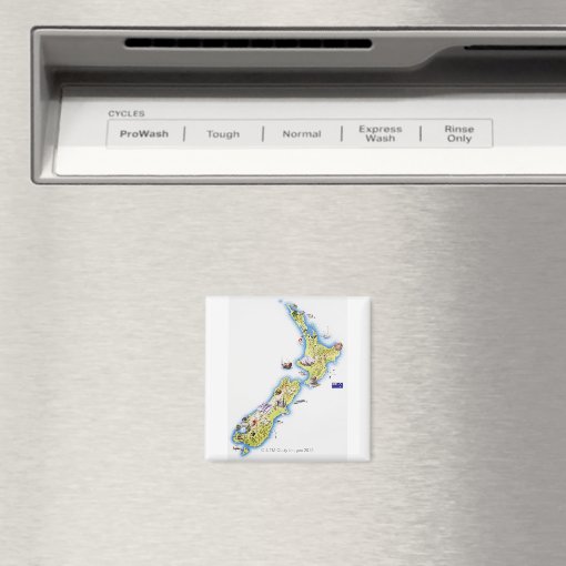 Map of New Zealand Magnet | Zazzle