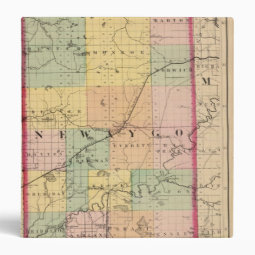 Map of Newaygo County, Michigan Binder | Zazzle