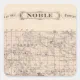 Map of Noble County Square Sticker | Zazzle