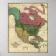 Map of North America (1826) Poster | Zazzle