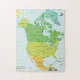 Map of North-America Jigsaw Puzzle | Zazzle