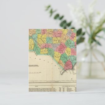Map Of North Carolina Postcard | Zazzle