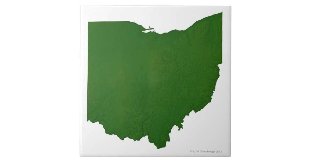 Map of Ohio Ceramic Tile | Zazzle